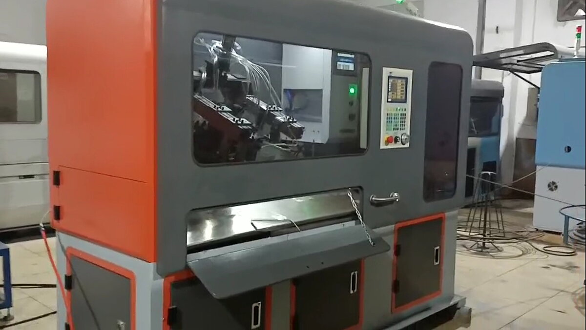 CNC 2D Platform Combi Wire Bending Machine + Butt Welding - Single Head ...